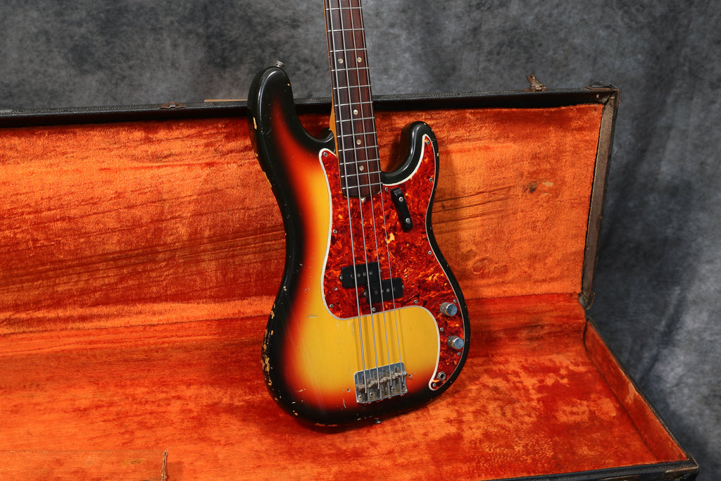1966 Fender Precision Bass, Sunburst – Andy Baxter Bass & Guitars