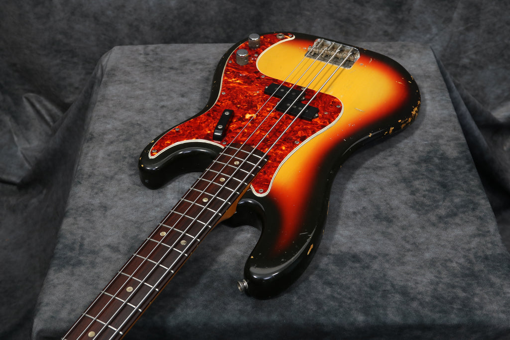 1966 Fender Precision Bass, Sunburst – Andy Baxter Bass & Guitars