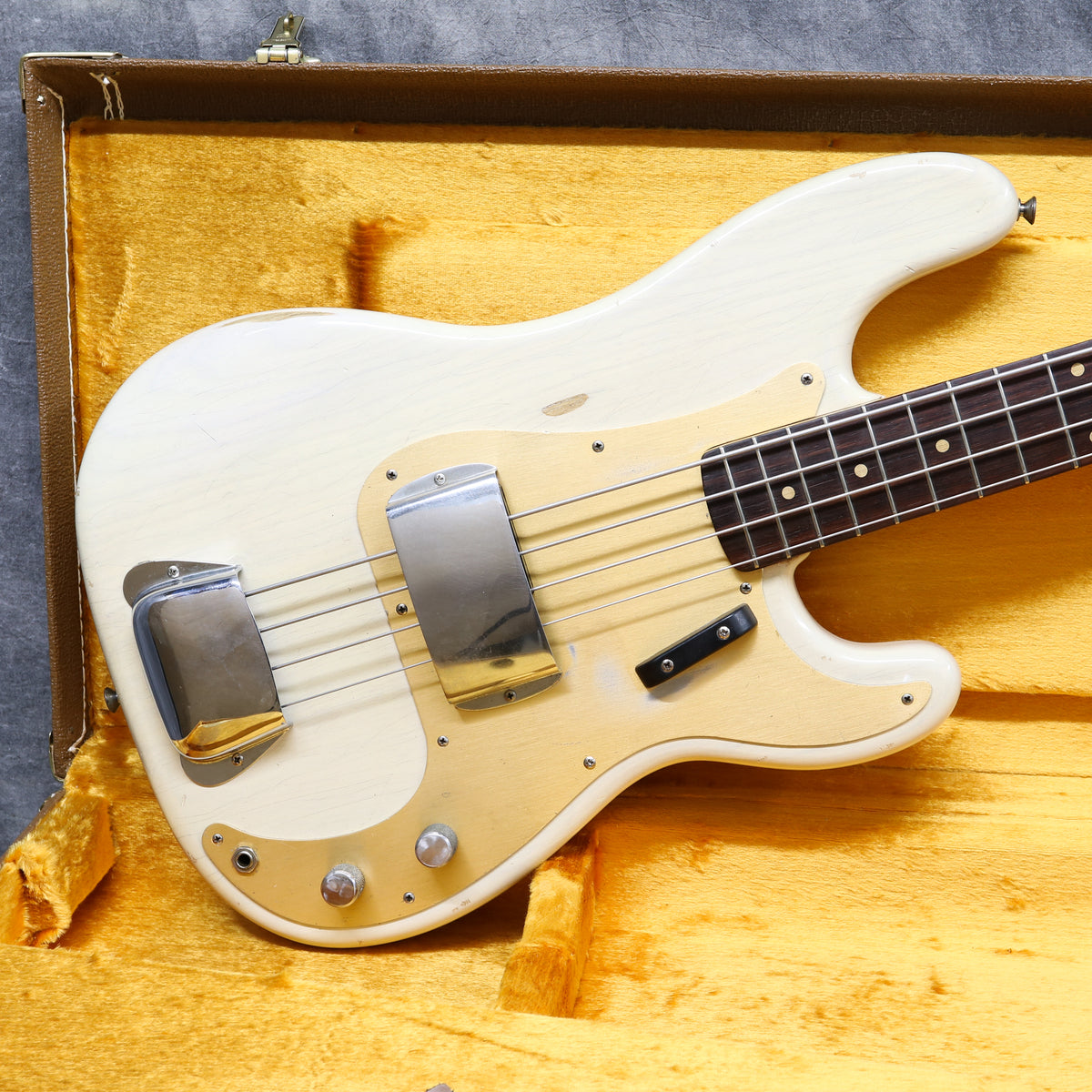 1959 Fender Precision Bass, Blonde Refinish – Andy Baxter Bass & Guitars