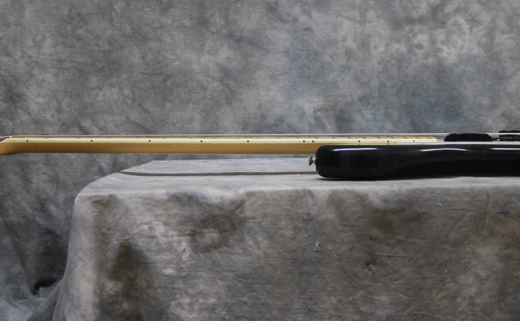 1974 Fender Jazz Bass, Black, Pearl Inlays – Andy Baxter Bass & Guitars