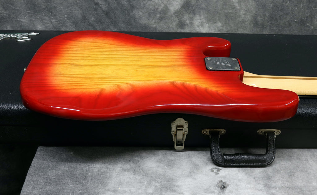 1981 Fender Precision, Cherry Sunburst – Andy Baxter Bass & Guitars