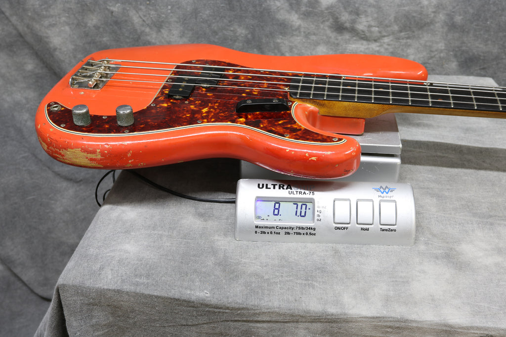 1960 Fender Precision Bass, Fiesta Red Refinish – Andy Baxter Bass ...