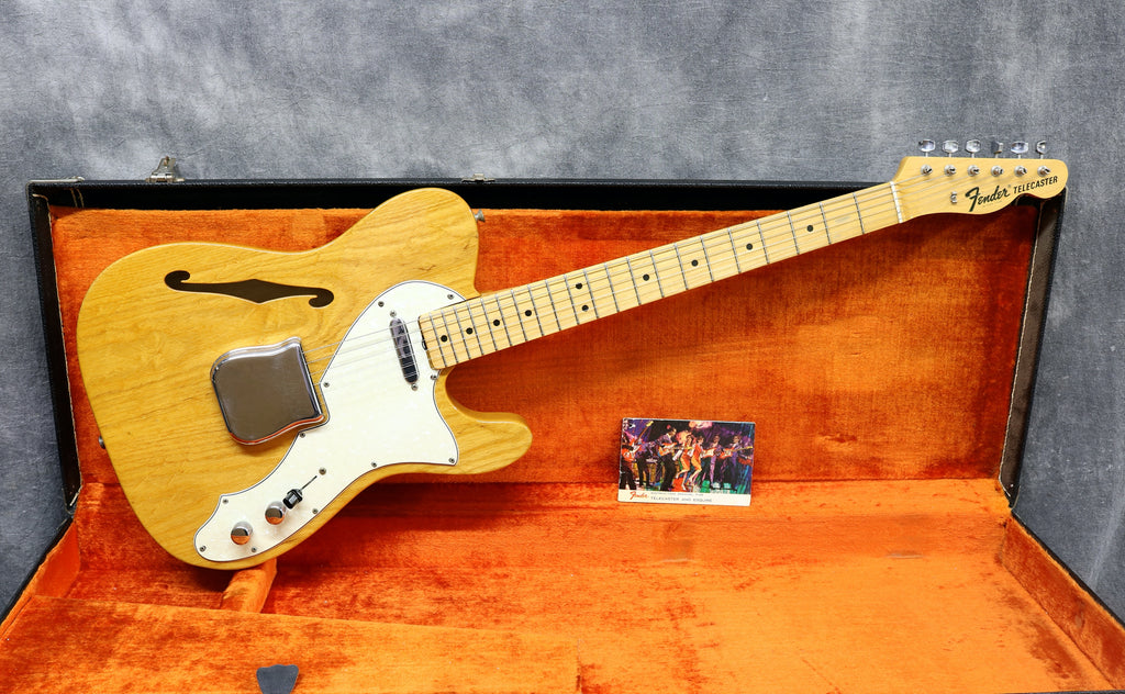 1968 Fender Telecaster Thinline, Natural, Ash Body – Andy Baxter Bass ...