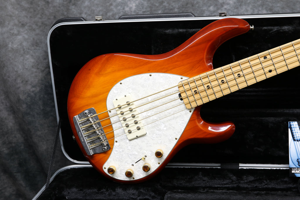 2006 Ernie Ball Music Man Stingray 5, Honey Burst – Andy Baxter Bass ...