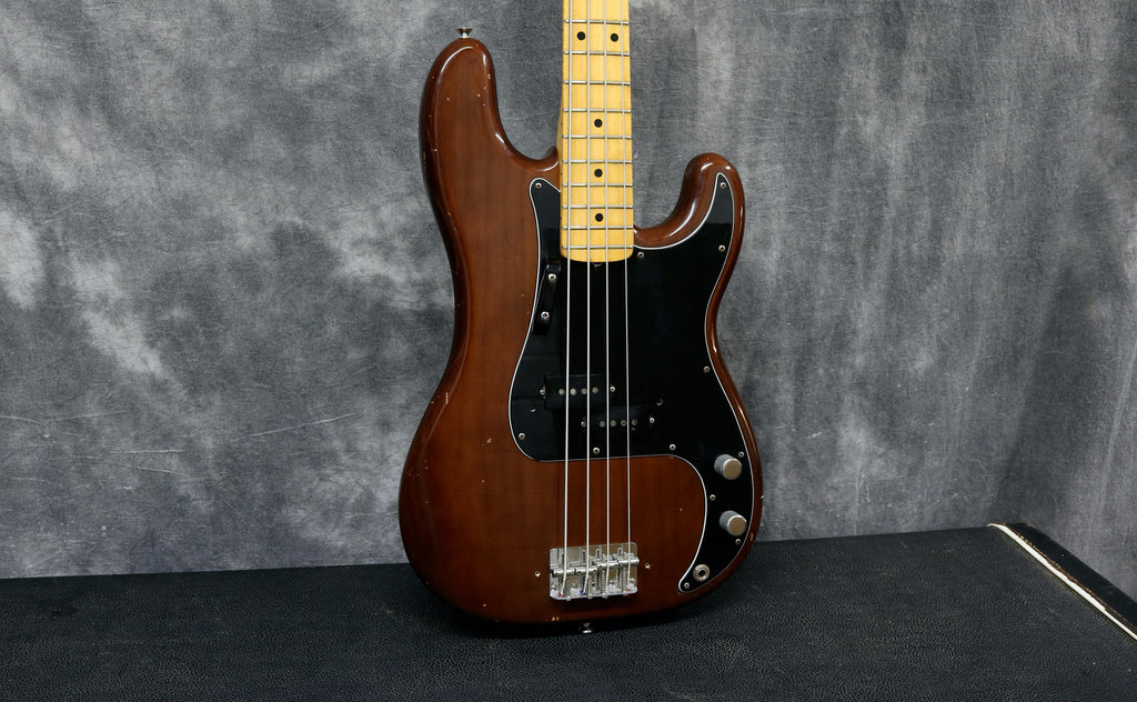 1975 Fender Precision Bass, Walnut – Andy Baxter Bass & Guitars
