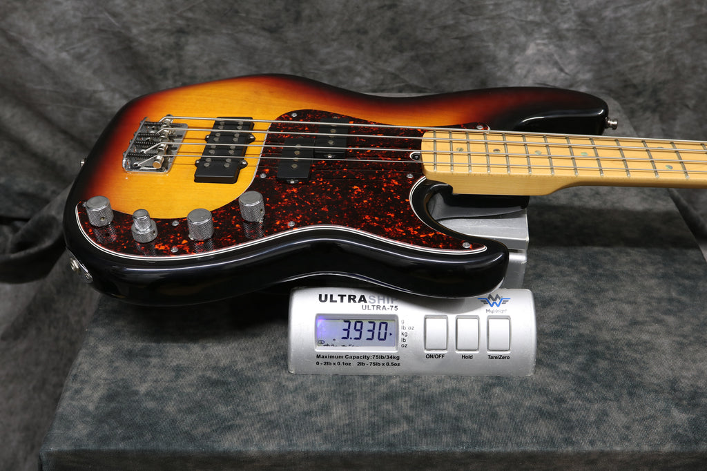 2002 Fender American Deluxe Precision Bass, Sunburst – Andy Baxter Bass ...
