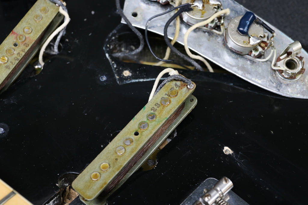 1974 Fender Jazz Bass, Black, Pearl Inlays – Andy Baxter Bass & Guitars