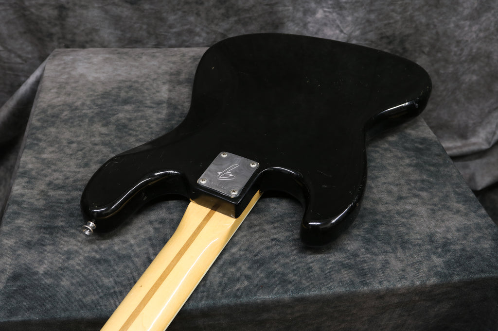 1974 Fender Jazz Bass, Black, Pearl Inlays – Andy Baxter Bass & Guitars