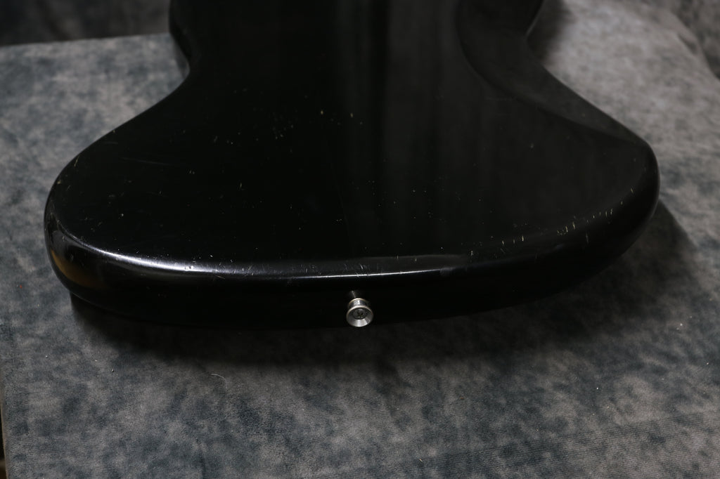 1974 Fender Jazz Bass, Black, Pearl Inlays – Andy Baxter Bass & Guitars