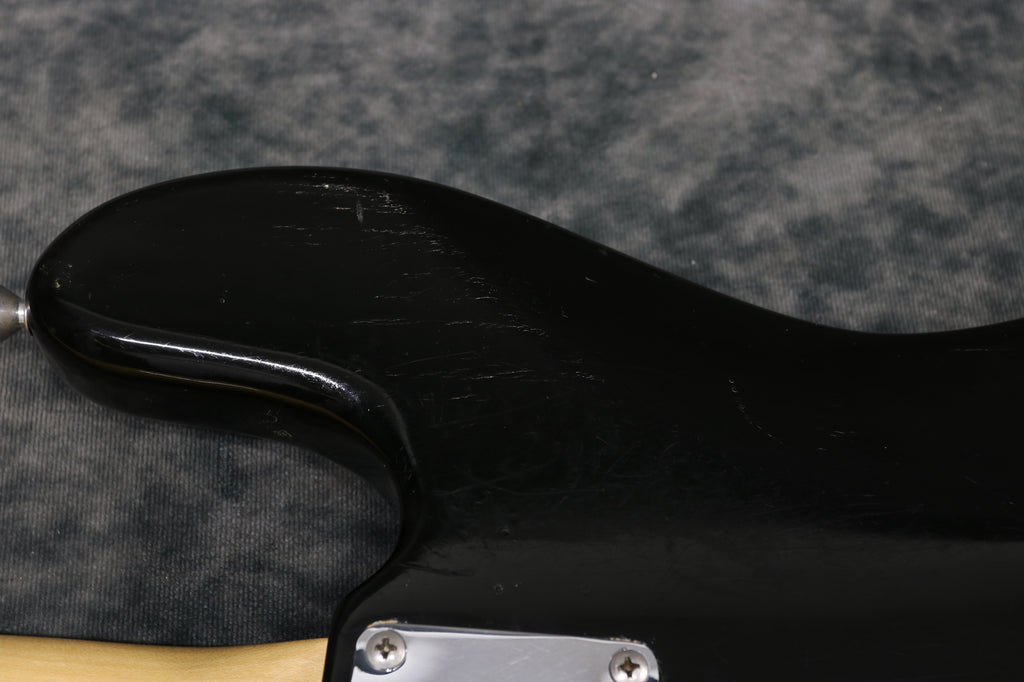 1974 Fender Jazz Bass, Black, Pearl Inlays – Andy Baxter Bass & Guitars