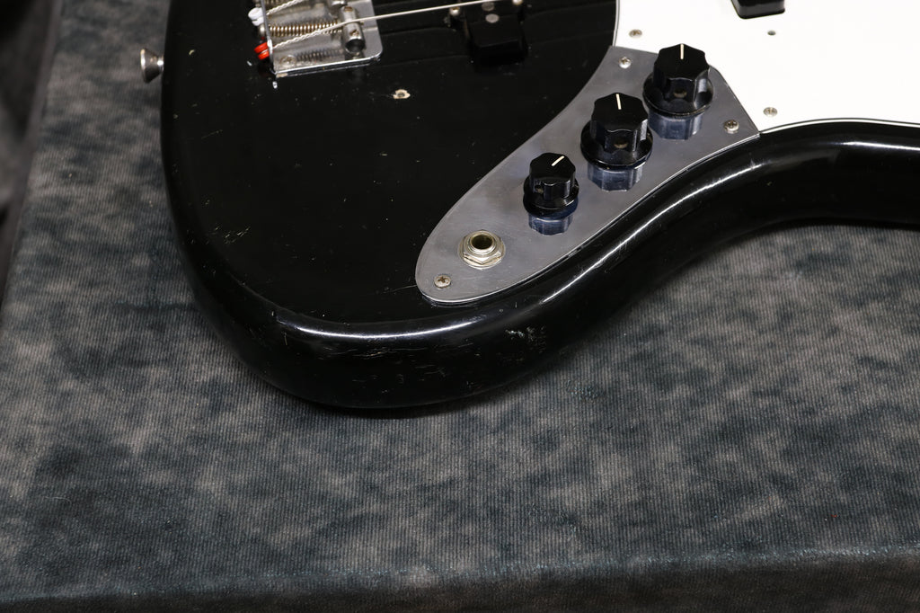 1974 Fender Jazz Bass, Black, Pearl Inlays – Andy Baxter Bass & Guitars