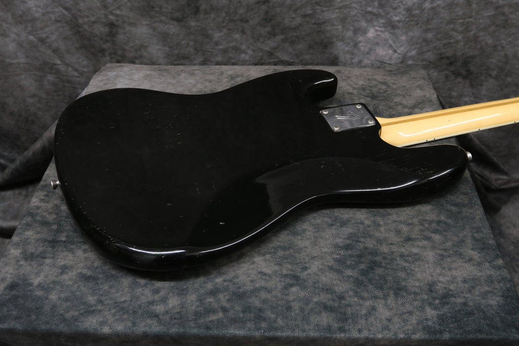 1974 Fender Jazz Bass, Black, Pearl Inlays – Andy Baxter Bass & Guitars