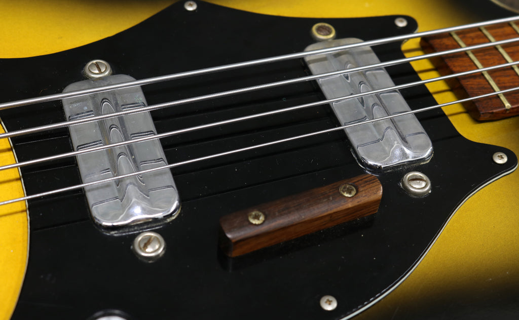 1966 Kay K592 Truetone Bass - Sunburst – Andy Baxter Bass & Guitars