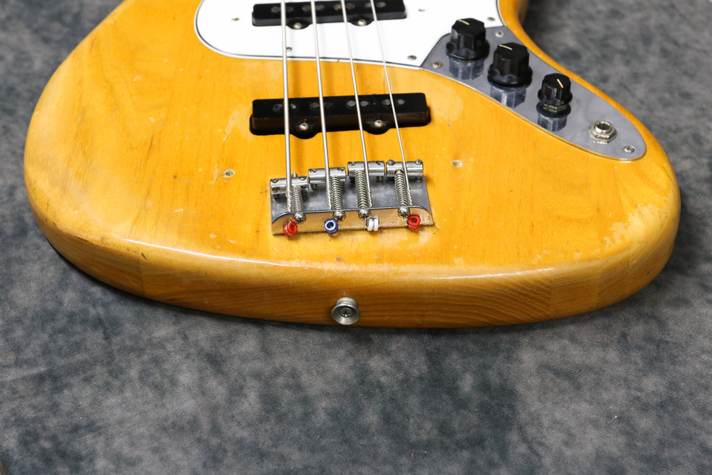 1973 Fender Jazz Bass, Natural – Andy Baxter Bass & Guitars