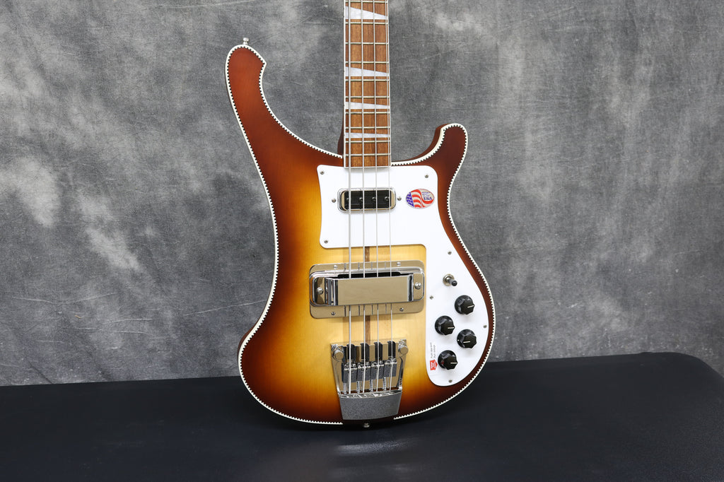 2022 Rickenbacker 4003, Satin Autumnglo, Checker Binding, Ltd Edition ...