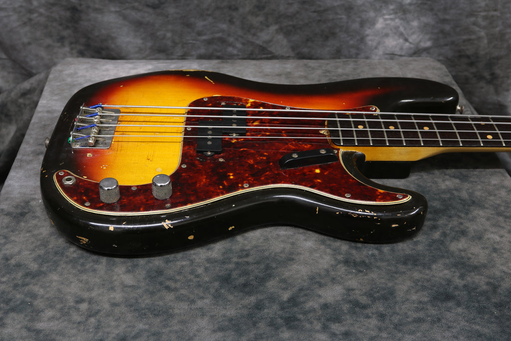 1964 Fender Precision Bass, Sunburst – Andy Baxter Bass & Guitars