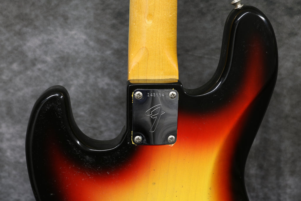 1966 Fender Jazz Bass, Sunburst – Andy Baxter Bass & Guitars