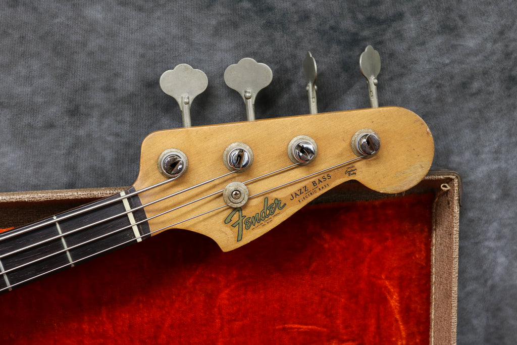 1961 Fender "Stack Knob" Jazz Bass, Sunburst Refinish – Andy Baxter ...