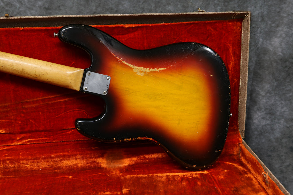 1961 Fender "Stack Knob" Jazz Bass, Sunburst Refinish – Andy Baxter ...