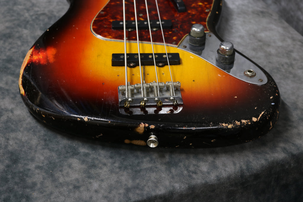 1961 Fender "Stack Knob" Jazz Bass, Sunburst Refinish – Andy Baxter ...