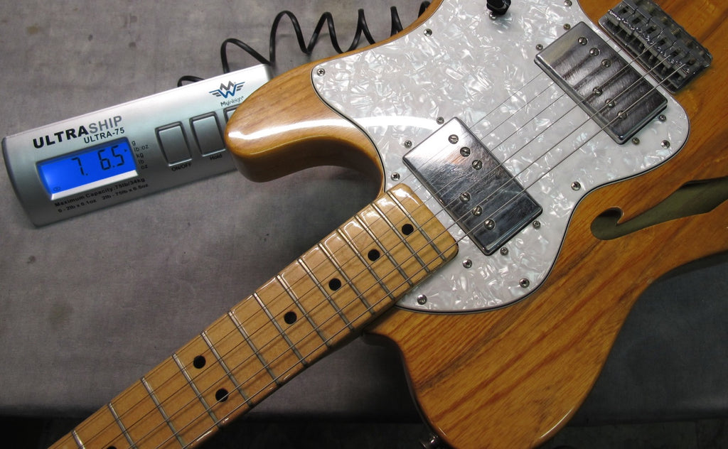 1973 Fender Telecaster Thinline, Natural – Andy Baxter Bass & Guitars