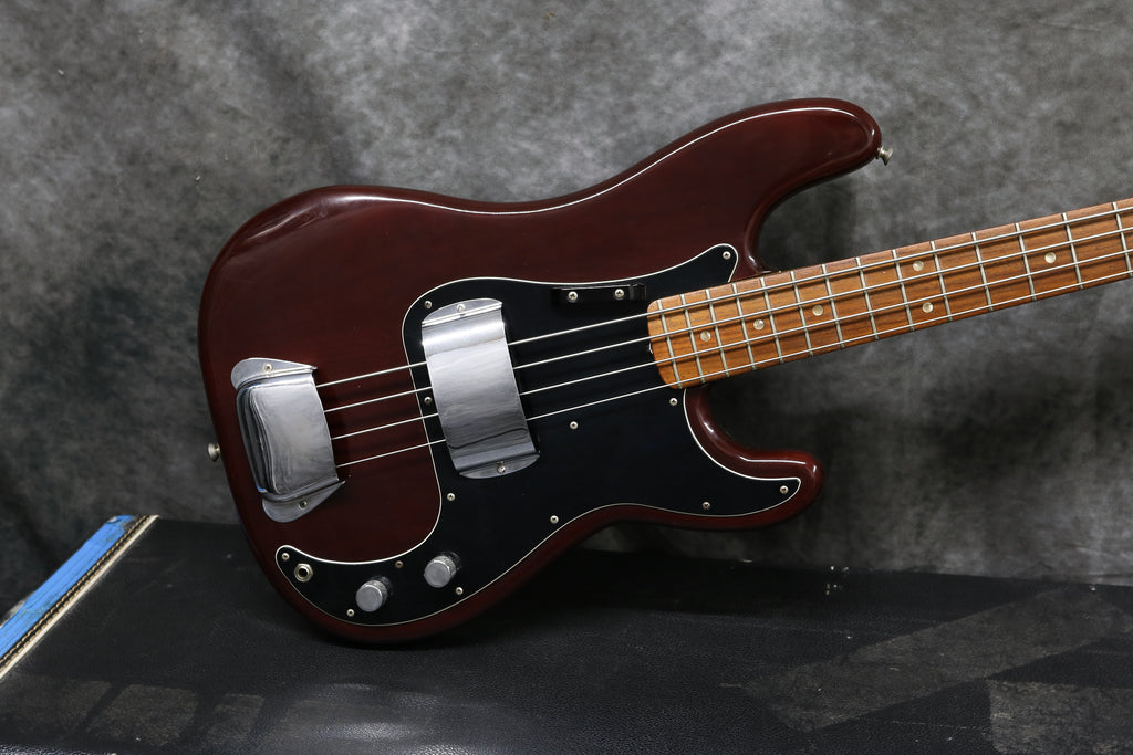 1978 Fender Precision Bass, Wine Red – Andy Baxter Bass & Guitars