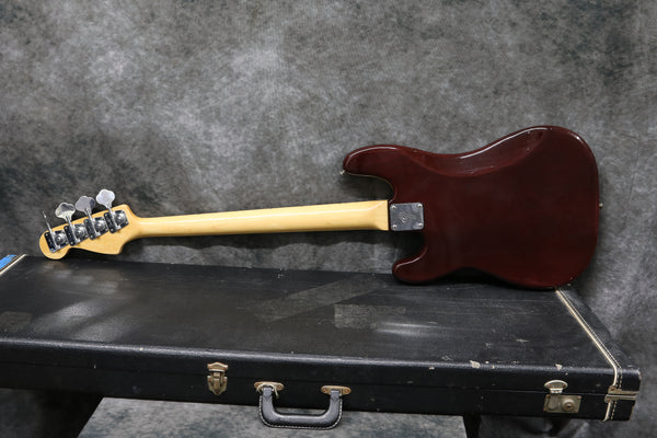 1978 Fender Precision Bass, Wine Red – Andy Baxter Bass & Guitars