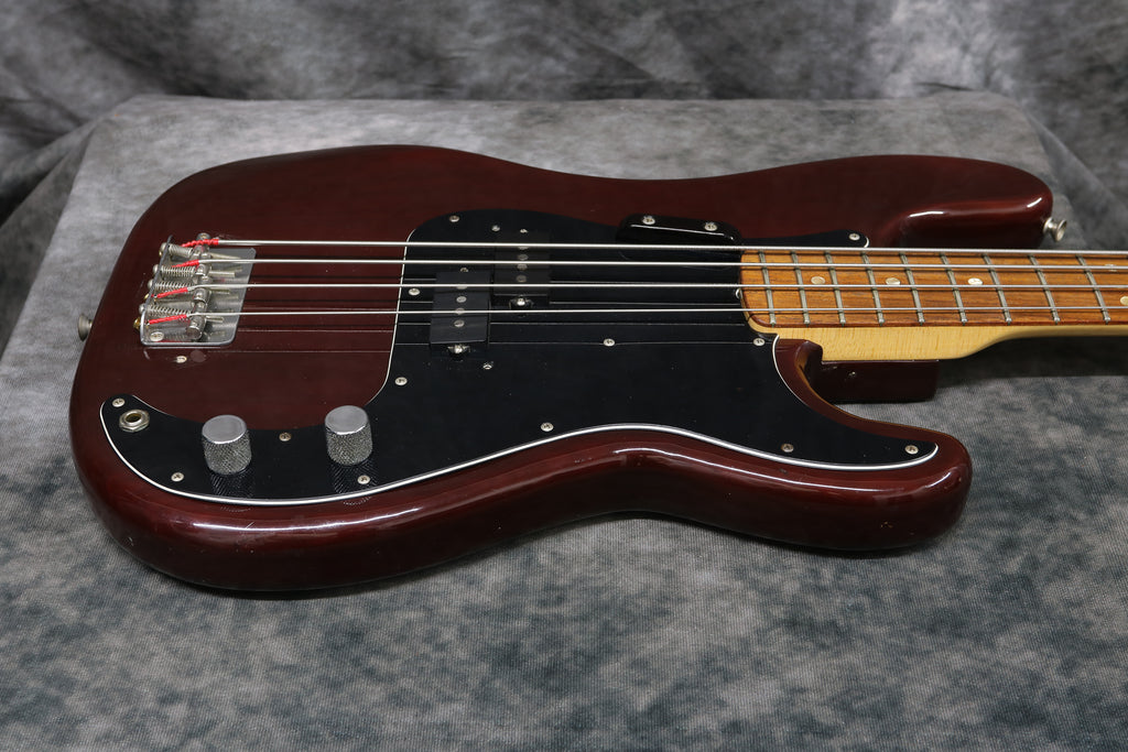 1978 Fender Precision Bass, Wine Red – Andy Baxter Bass & Guitars
