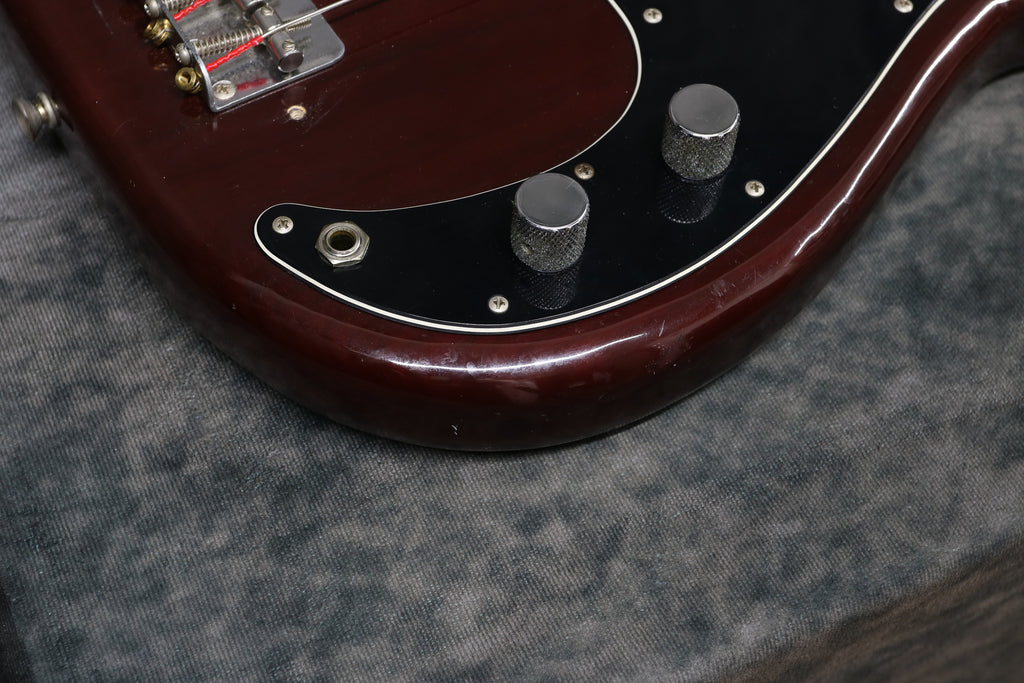 1978 Fender Precision Bass, Wine Red – Andy Baxter Bass & Guitars