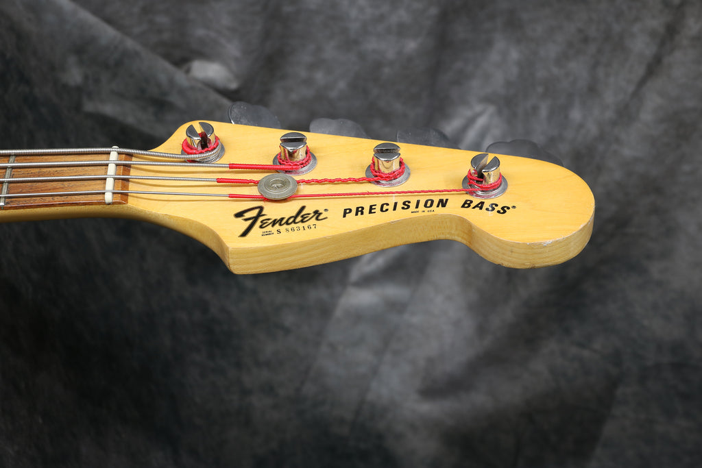 1978 Fender Precision Bass, Wine Red – Andy Baxter Bass & Guitars
