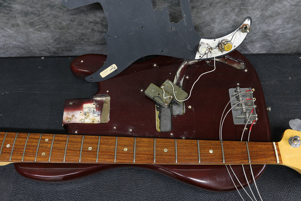 1978 Fender Precision Bass, Wine Red – Andy Baxter Bass & Guitars