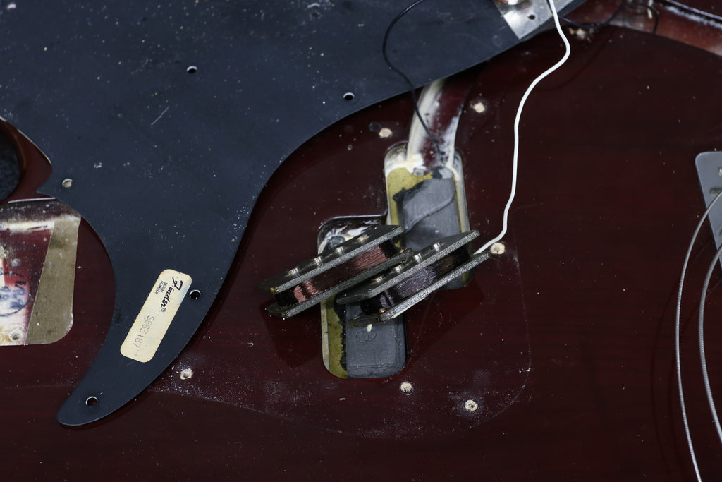 1978 Fender Precision Bass, Wine Red – Andy Baxter Bass & Guitars