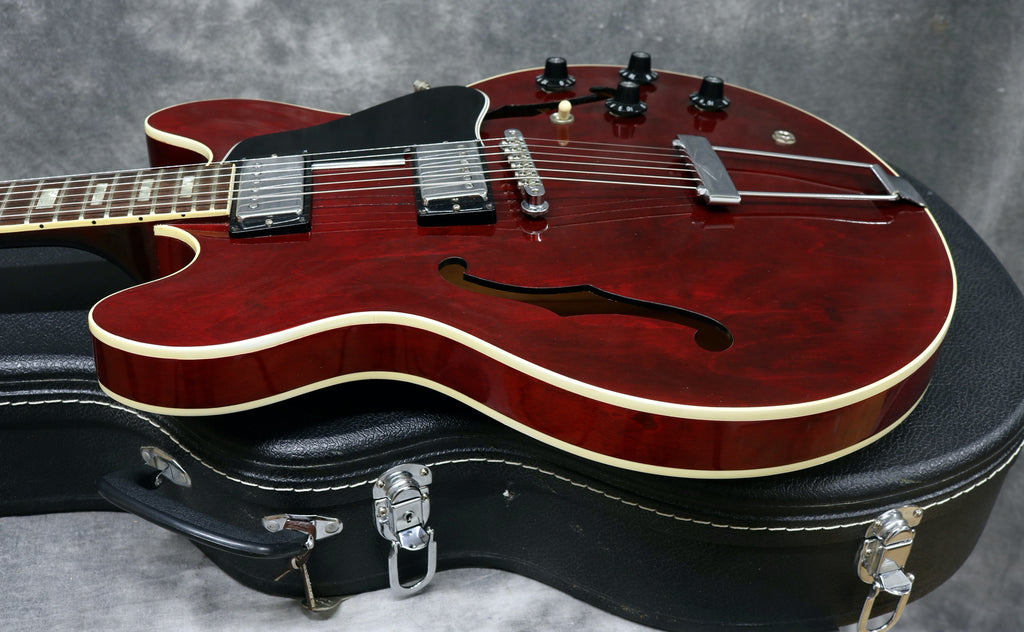 1976 Gibson ES-335 TD, Wine Red – Andy Baxter Bass & Guitars