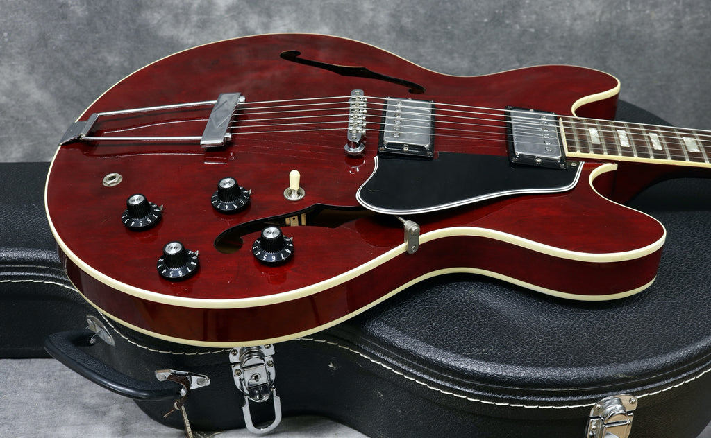 1976 Gibson ES-335 TD, Wine Red – Andy Baxter Bass & Guitars