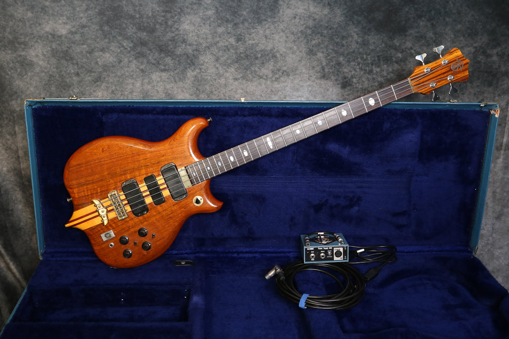 1978 Alembic Series 1, Natural, Koa – Andy Baxter Bass & Guitars