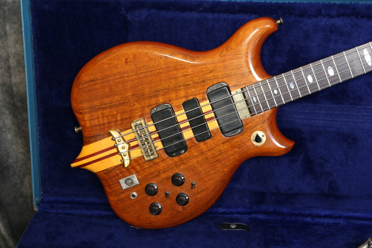 1978 Alembic Series 1, Natural, Koa – Andy Baxter Bass & Guitars