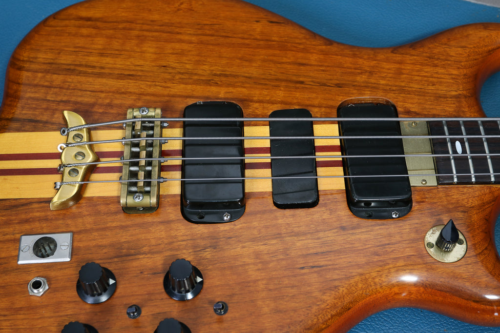 1978 Alembic Series 1, Natural, Koa – Andy Baxter Bass & Guitars