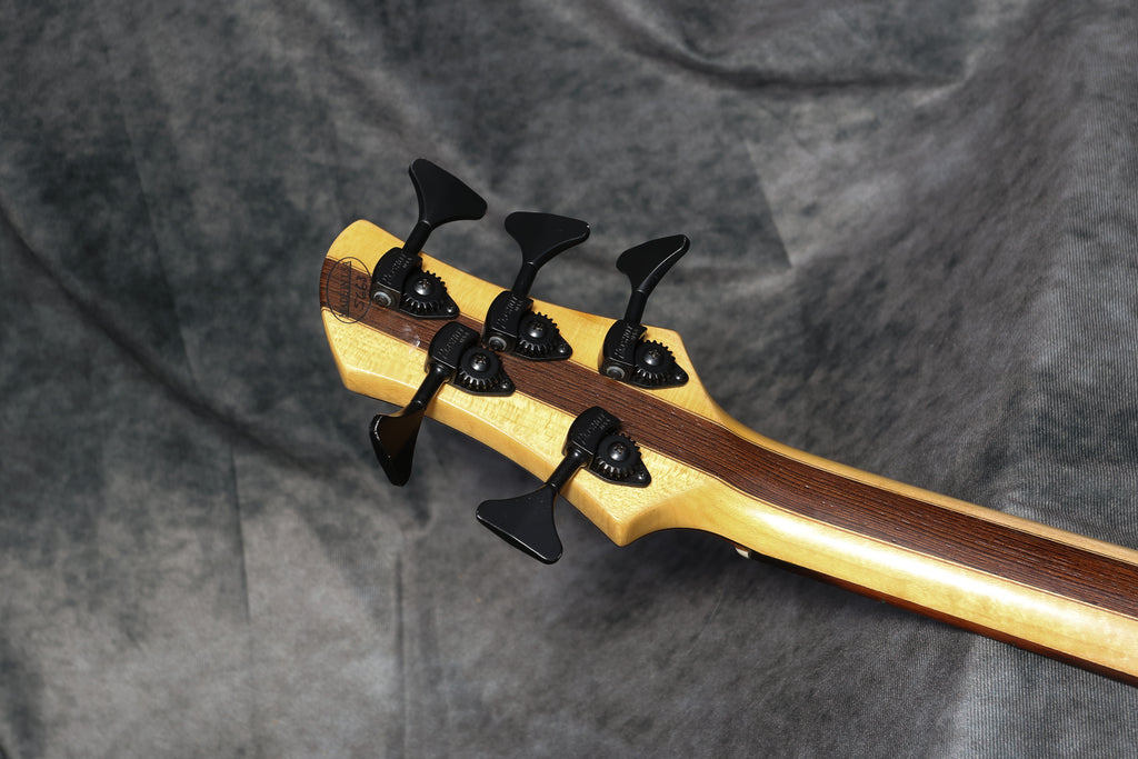 Roscoe SKB Custom 3005, 5-String, Redwood – Andy Baxter Bass & Guitars