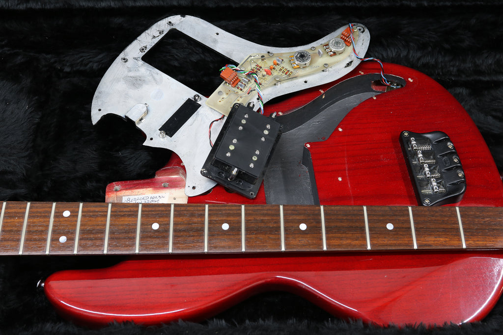 1979 Wal Pro 1E, Trans Red – Andy Baxter Bass & Guitars
