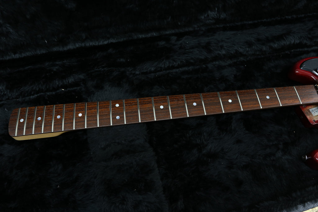 1979 Wal Pro 1E, Trans Red – Andy Baxter Bass & Guitars