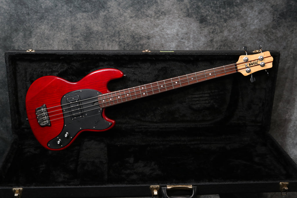 1979 Wal Pro 1E, Trans Red – Andy Baxter Bass & Guitars
