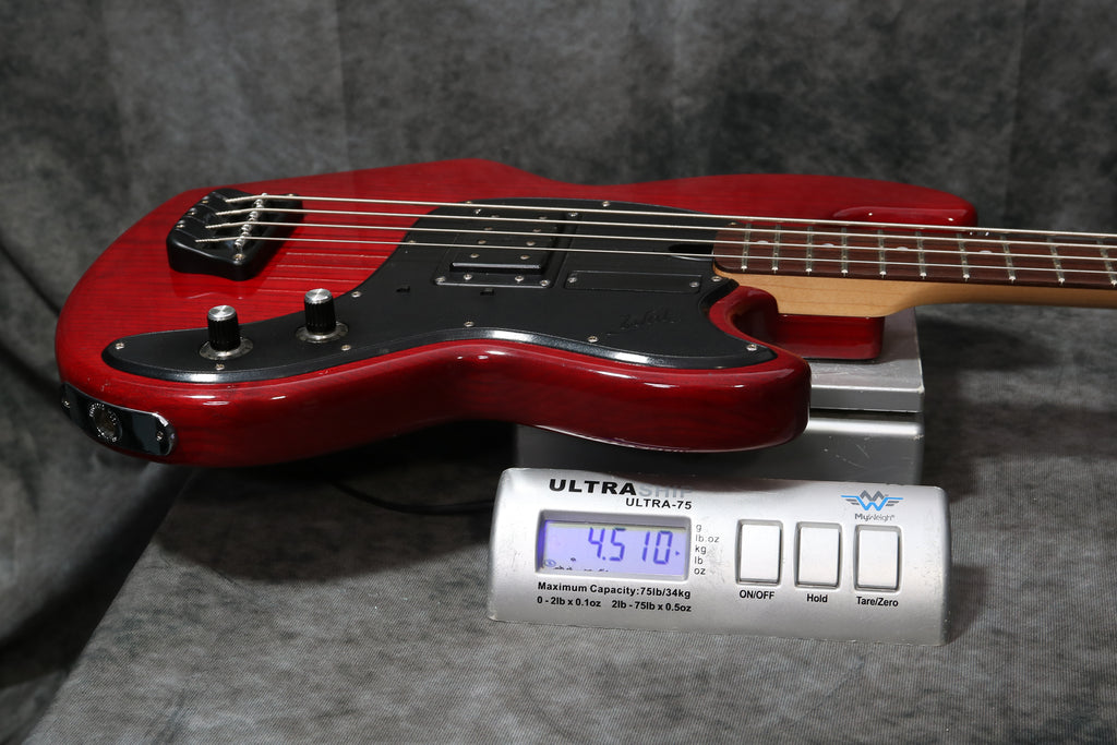 1979 Wal Pro 1E, Trans Red – Andy Baxter Bass & Guitars