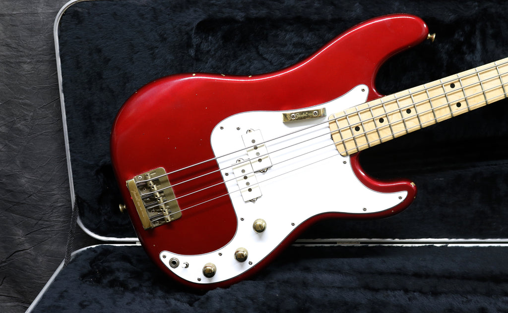 1981 Fender Precision Special, Candy Apple Red – Andy Baxter Bass & Guitars