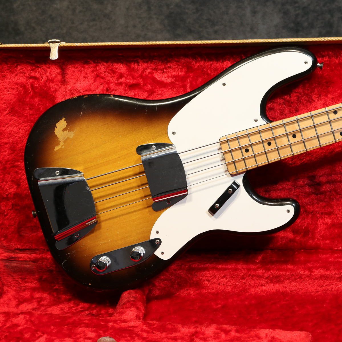 1957 Fender Precision Bass, 2-Tone Sunburst – Andy Baxter Bass & Guitars